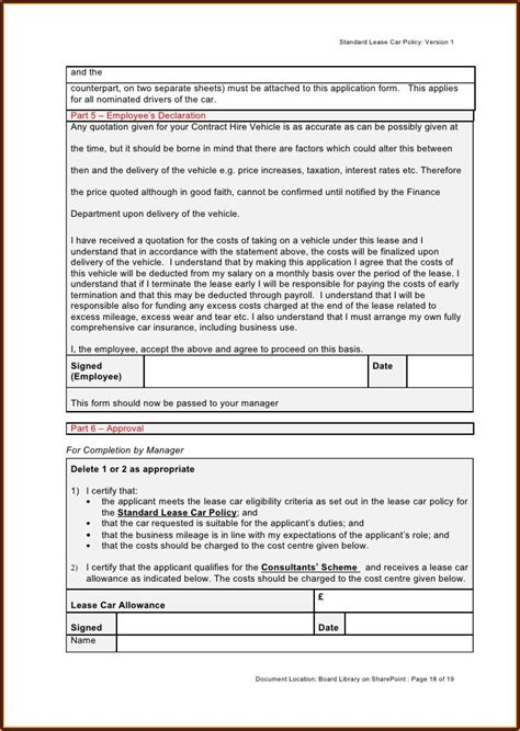 Vehicle Allowance Policy Template Prntbl Concejomunicipaldechinu Gov Co