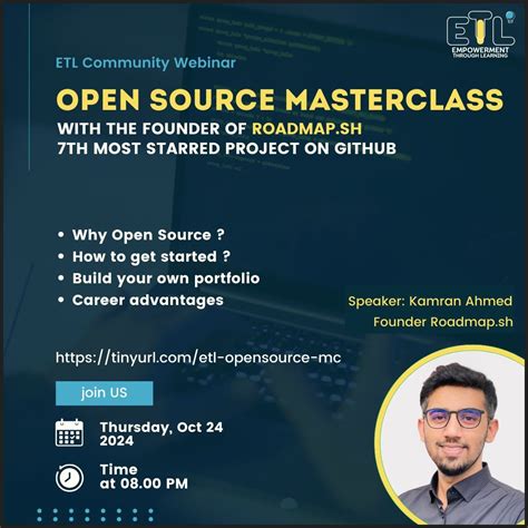 Muhammad Mutahir On Linkedin 🚀🔥 Get Ready For Tomorrows Open Source Masterclass 🔥🚀 The Wait Is