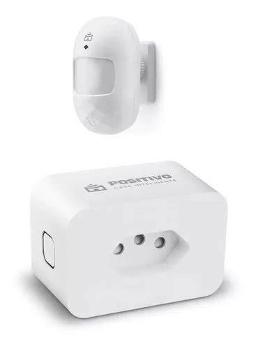 Kit Positivo Casa Inteligente Sensor De Movimento E Tomada Parcelamento Sem Juros