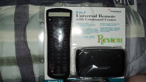 Radio Shack 8 In 1 Universal Remote Control Review Youtube