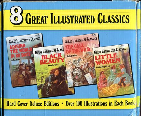 8 Great Illustrated Classics Set Various 9781590602140 Books