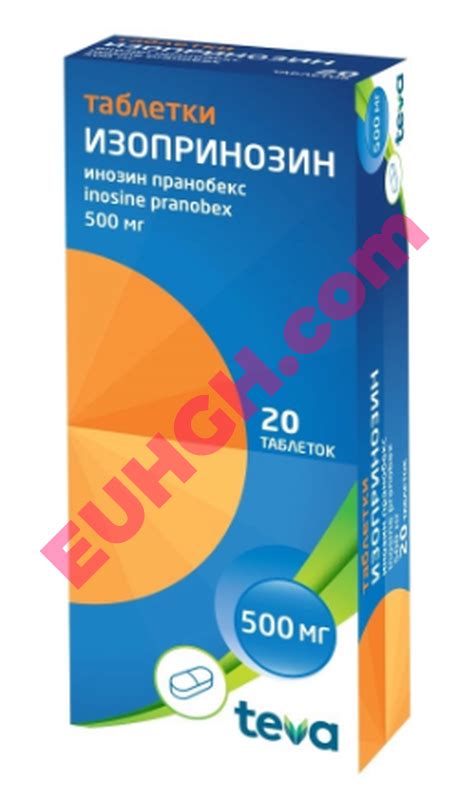 Buy Isoprinosine Tablets 500mg 20 Pcs