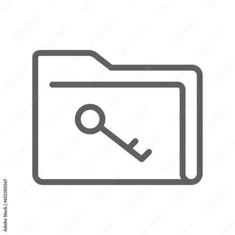 Protect Documents Or Unlock Folder Icon Folder Lock Pad Sign Secure