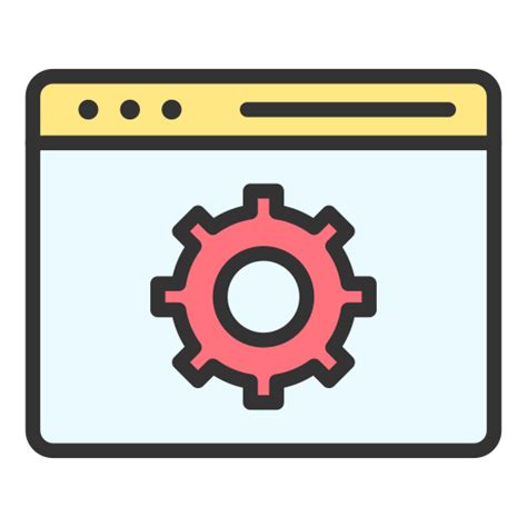 Web Optimization Generic Outline Color Icon