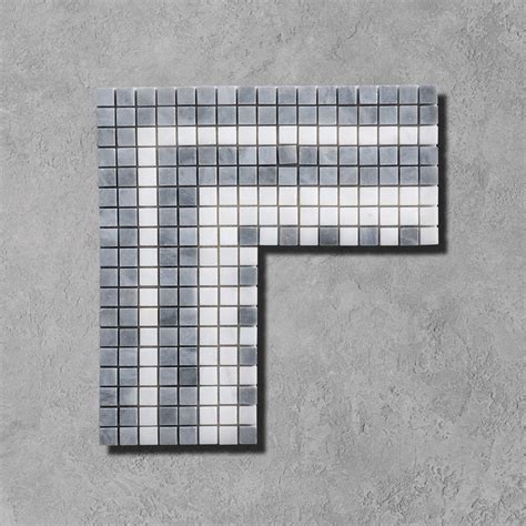 Bluestone Marble Corner Border Mosaic Fast Delivery Starel Stones