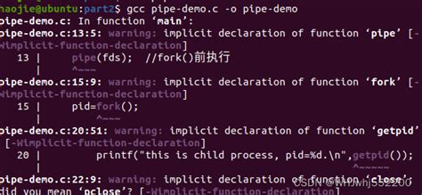 Gcc编译时出现warning Implicit Declaration Of Functionwarning Implicit Declaration Of Function