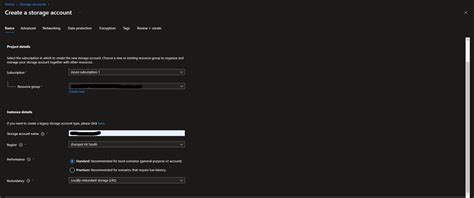 Empty Error Message While Creating Storage Account Microsoft Qanda