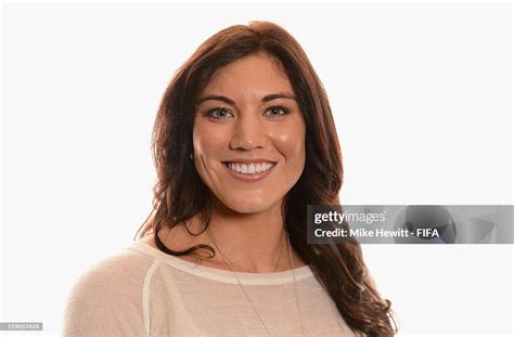 American Soccer Player And Olympic Gold Medalist Hope Solo Poses For