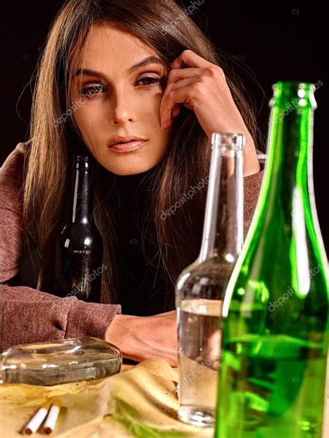 Girl Drinking Liquor
