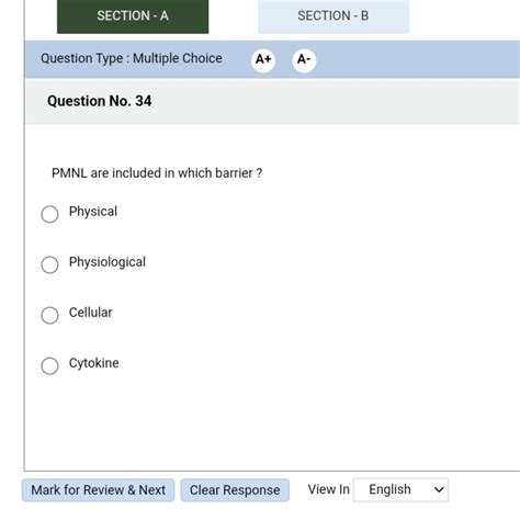 Section Asection Bquestion Type Multiple Choicea A Question N