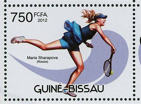 Stamp Calendar Stamp History 19 April Maria Sharapova Tennis
