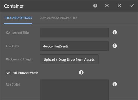 Upcoming Events Widget Ensemble Cms Documentation Virginia Tech