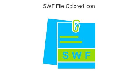 SWF File Colored Icon In Powerpoint Pptx Png And Editable Eps Format PPT Sample