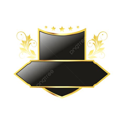 Golden Black Lable Sticker Vector Image Lable Lable Design Golden Black Lable Png And Vector