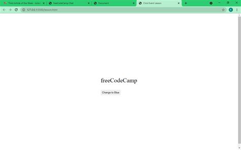 Html Button Onclick Javascript Click Event Tutorial