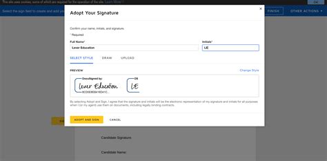 Adding A Company Signature Field To Offers Adobe Sign And Docusign Lever Help Center