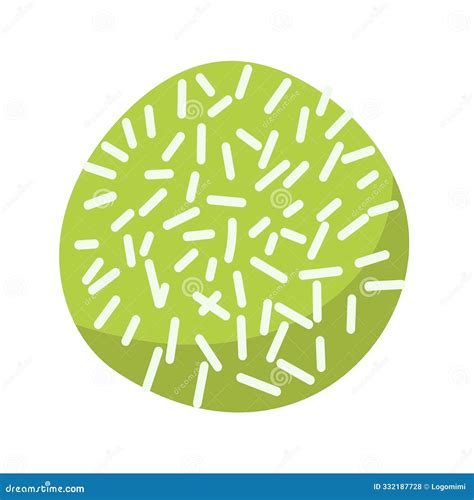 Klepon Vector Art Isolated Indonesian Traditional Snack Kelepon