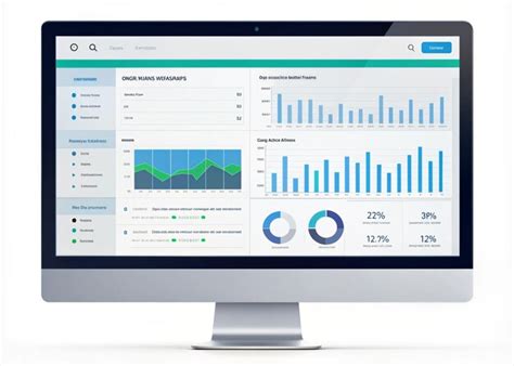 clean and modern seo analytics dashboard design for effective website