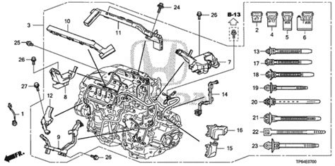 2008 Honda Accord Engine Parts Diagram