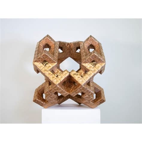 Origami Architecture Twisted Symmetry Sculpture Chairish