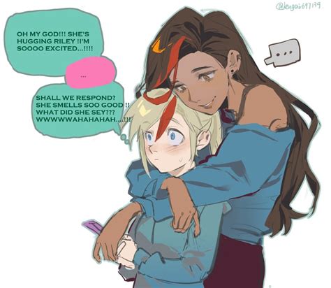 Riley Andersen And Valentina Ortiz Inside Out And More Drawn By Kugai Danbooru