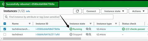 Various Ways To Restart An Aws Ec2 Instance Techdirectarchive