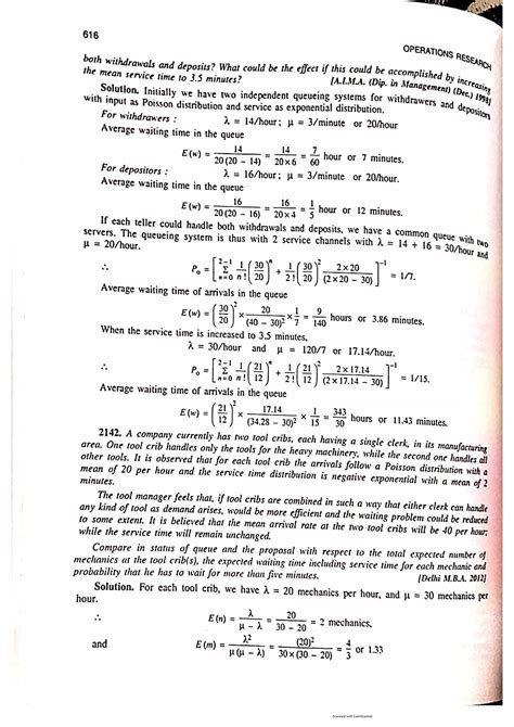 Queueing Theory Notespdf