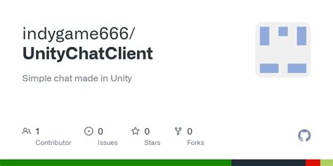 Github Indygame Unitychatclient Simple Chat Made In Unity