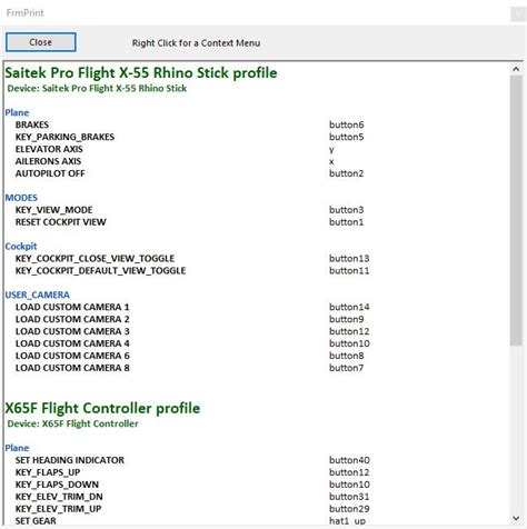 GitHub Bm98 MSFS2020Ctrls MSFS2020 Profile Layout And Report Tool