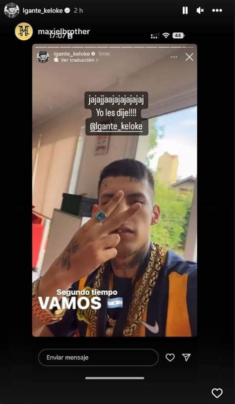 L Gante se juntó con amigos para ver el partido de Argentina ante Polonia en medio de rumores