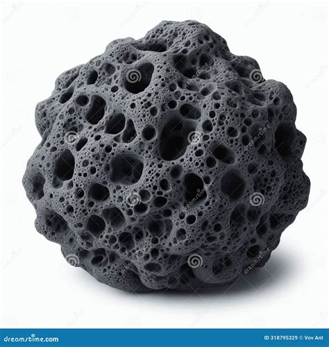 Scoria A Dark Colored Vesicular Volcanic Rock Formed From Frot Stock