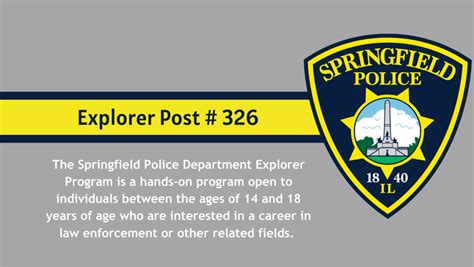 Springfield Police Department City Of Springfield Home Of Abraham Lincoln