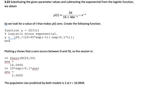 Solved Show How The Answer Below Looks In Matlab This Is