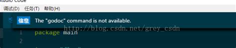 Vs Code中godoc命令不可用问题解决vscode Godoc Csdn博客