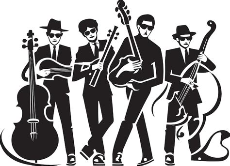 Premium Vector Whimsical Melodies Doodle Musician Emblem Doodle