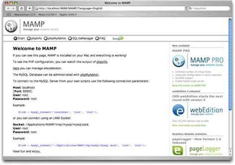 Create A Web Development Environment With Mamp Macinstruct