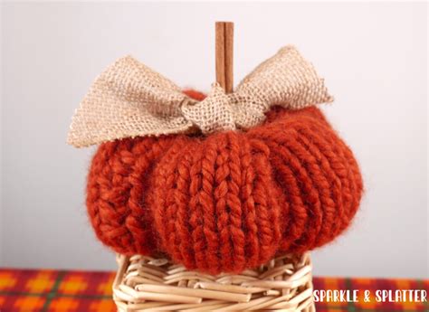 Easy Knit Pumpkin Free Pattern Video
