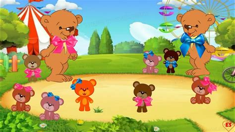 ведмежата в бантиках рухлива гра музична авторська дошкільний звірята Youtube