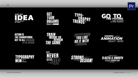 Smooth Text Animation Pp Titles Ft Kinetic Text And Text Motion Envato