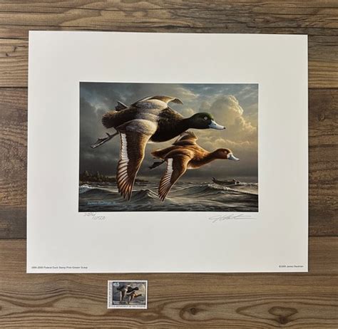 Wtdstamps Rw66 1999 Federal Duck Stamp Print Jim Hautman