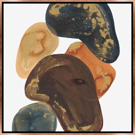 Colored Pebbles Ii By Danielle Davis Stunning Gallery Wrapped Giclee