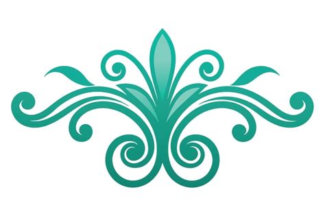 Premium Vector Decorative Ornamental Flourish And Abstract Motif Symmetrical Floral Design Pattern