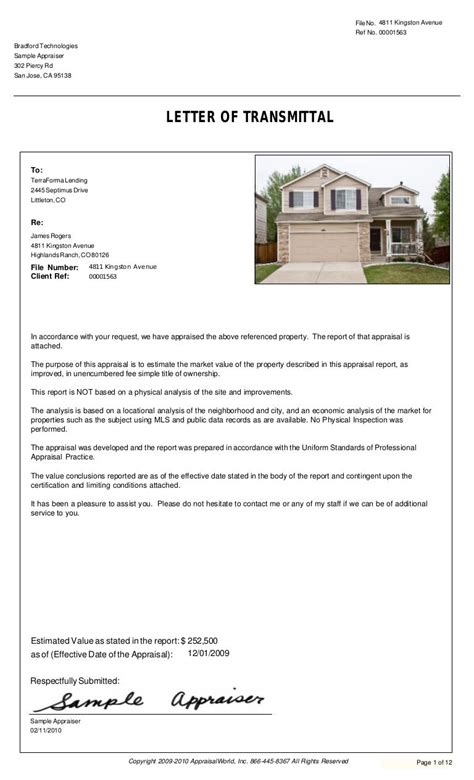 Property Valuation Report Sample Valuation Report Sample Estate Real Pdf Word Business Info