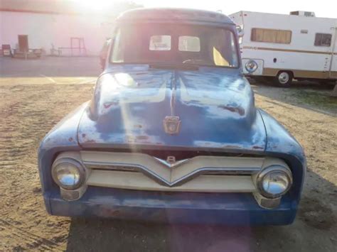 1955 Ford F100 Panel Truck 53 54 Hot Rod Rat Lowrider Pick Up Chevy