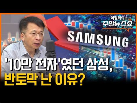 삼성전자 위기 협력업체들 키우지 못한 탓 김대호 박사