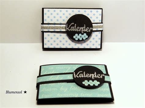 Kalender Tutorial Basteln Anleitung Basteln Mit Papier Bastelanleitungen