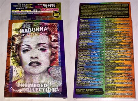 Madonna 2009 Celebration The Video Collection Taiwan Box 2 Dvd W Promo