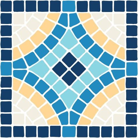 Roman Mosaic Tile Pattern Kit