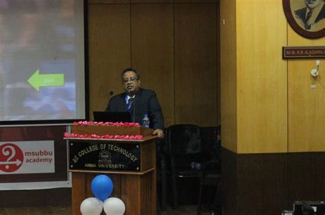 R Guhan On Linkedin On 7524 I Was Invited To Give A Guest Lecture By The Prestigious Anna