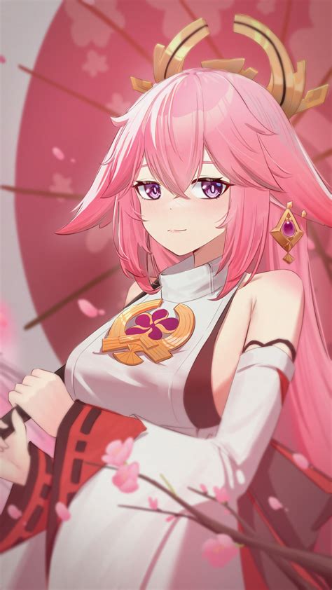 Yae Miko Genshin Impact Image By Laska Zerochan Anime Image Board